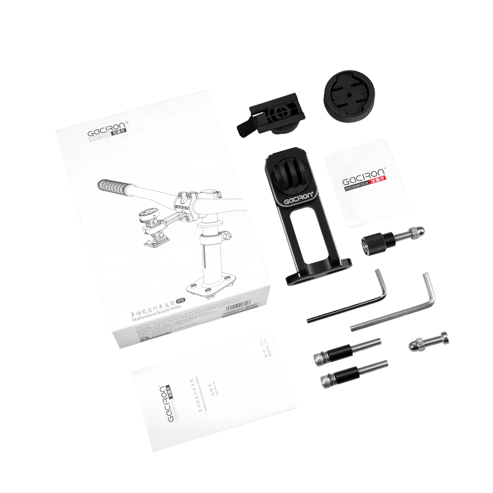 Gaciron H12 Aluminum Bike Mount For Garmin Computer & GPS & Camera ...