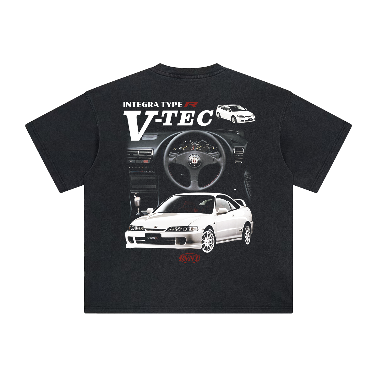 VTEC Integra Printed Oversized T-shirts