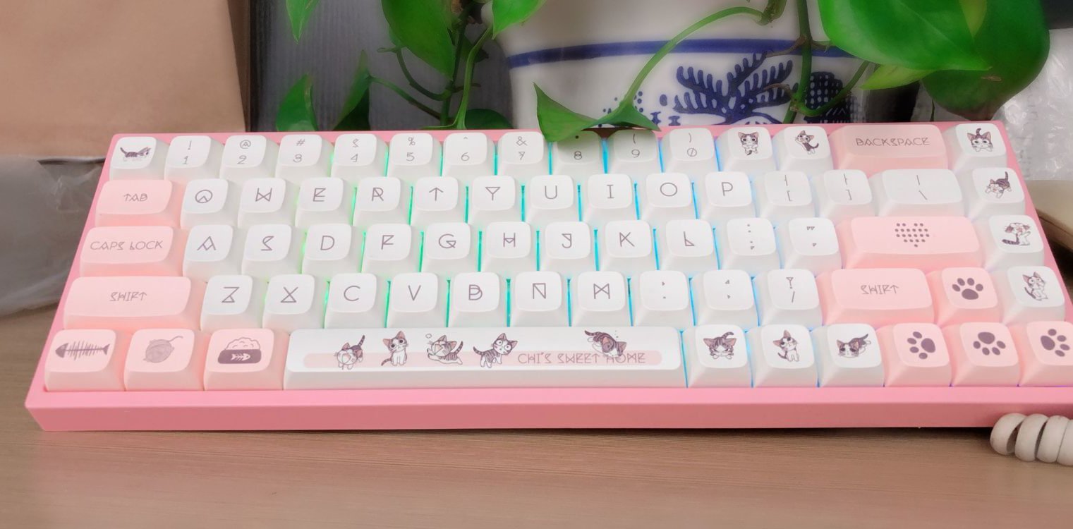 Kitty Cat Keycap Set
