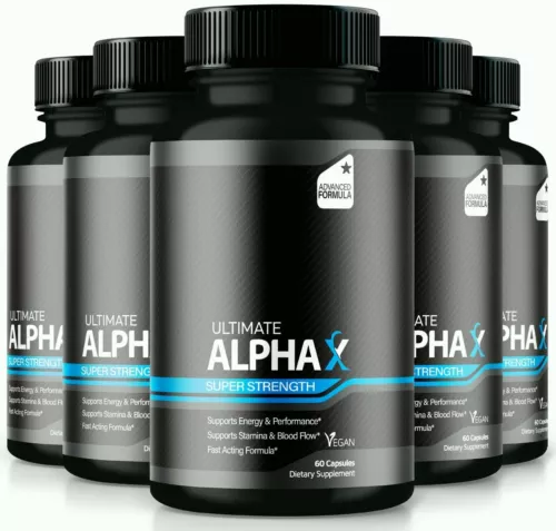 (5 Pack) Ultimate Alpha X Male Health Pills to Boost Stamina and Energy ...