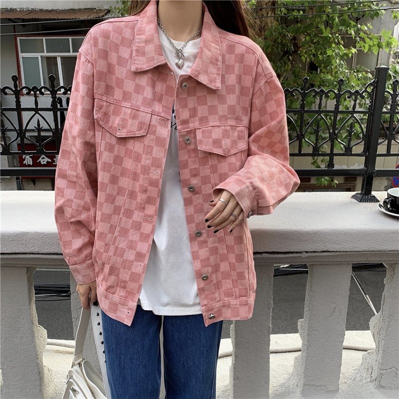 CHECKERBOARD JACKET