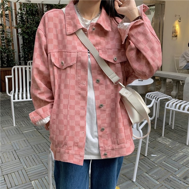 CHECKERBOARD JACKET