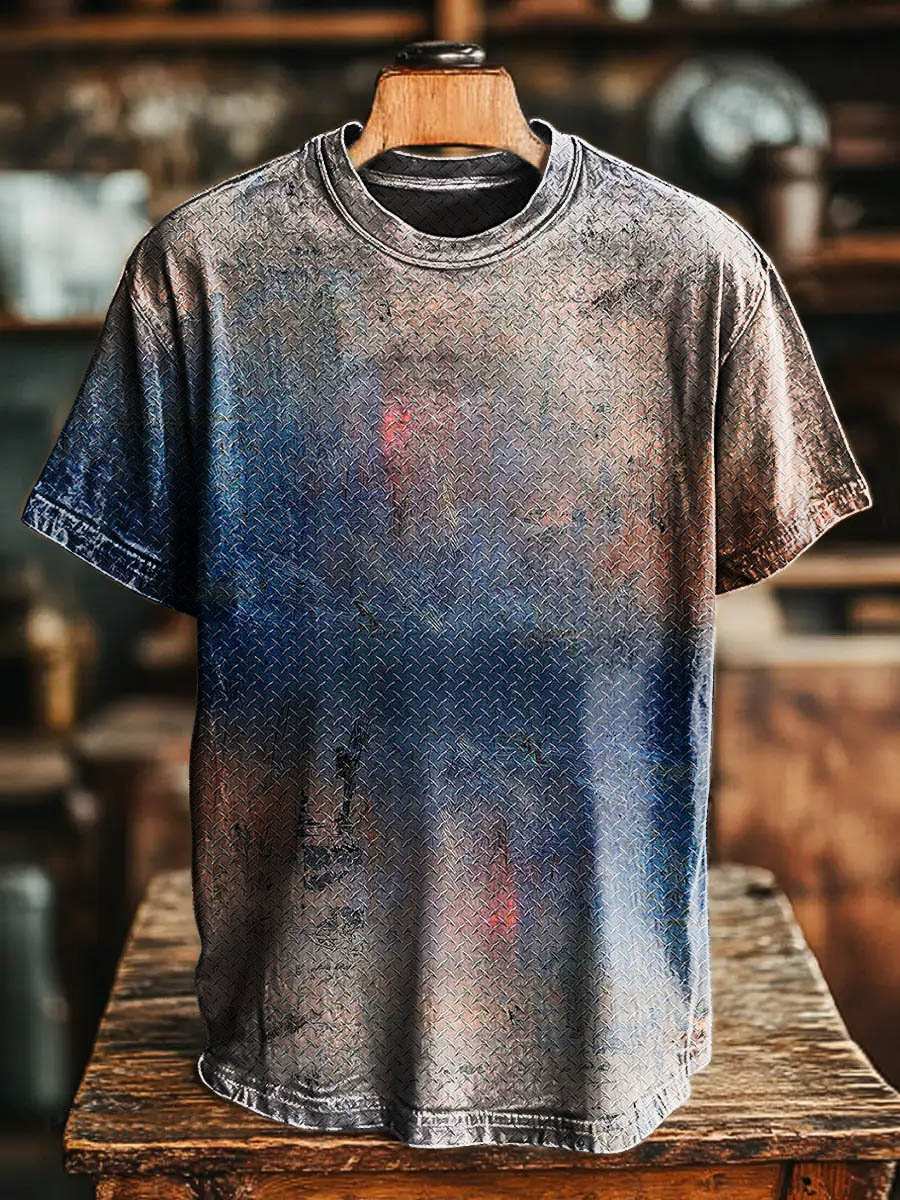 Paint Splatter Gradient Art Print T-shirt