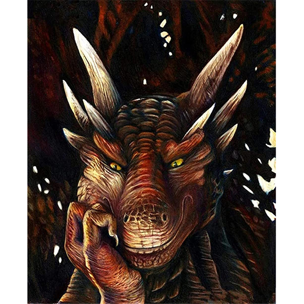 Dragon (canvas) full round or square drill diamond painting