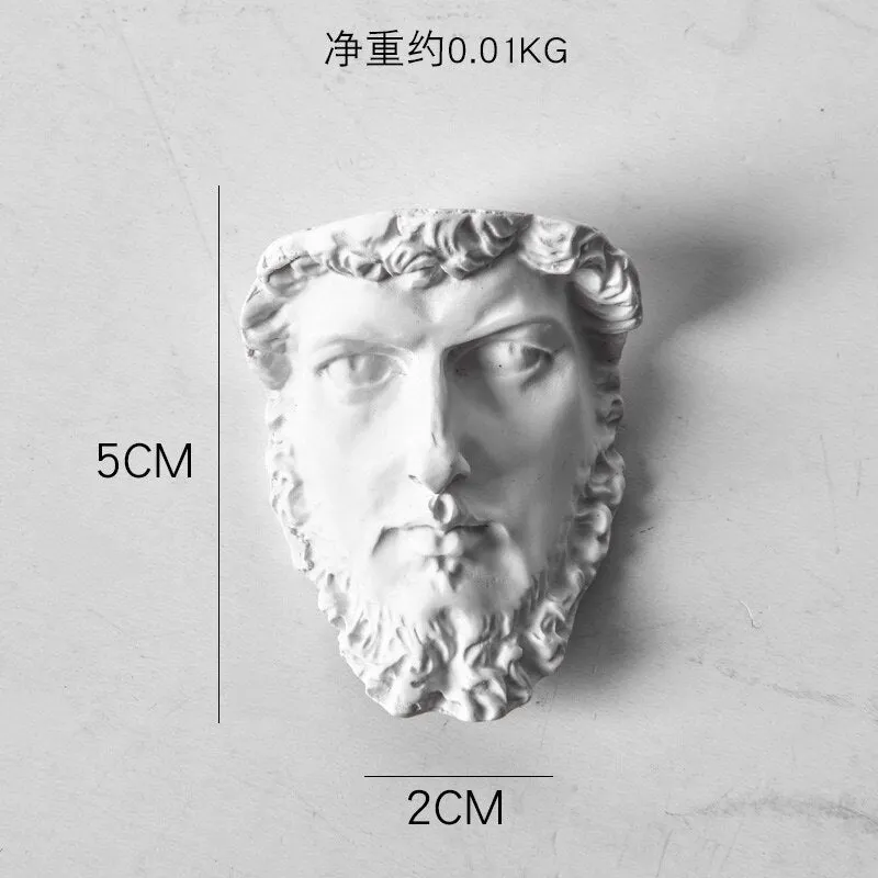 Nordic Retro Imitation plaster Resin Venus God of War Character head ...