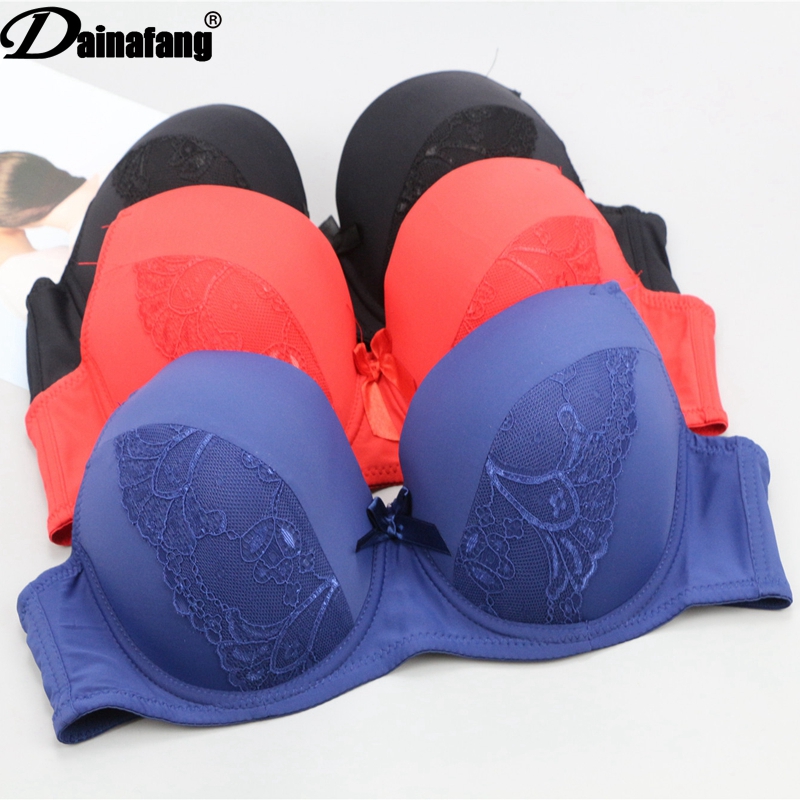 Uaang Brand Large Size Bras Thin Section Adjustable Gathered Side ...