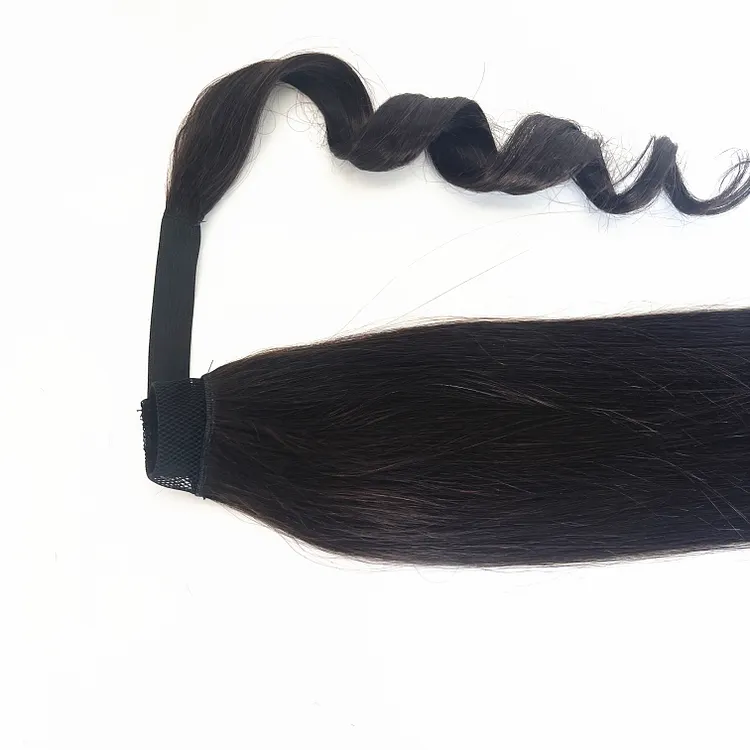 3D Sleeve Ponytail Extension Super Easy Invisible install