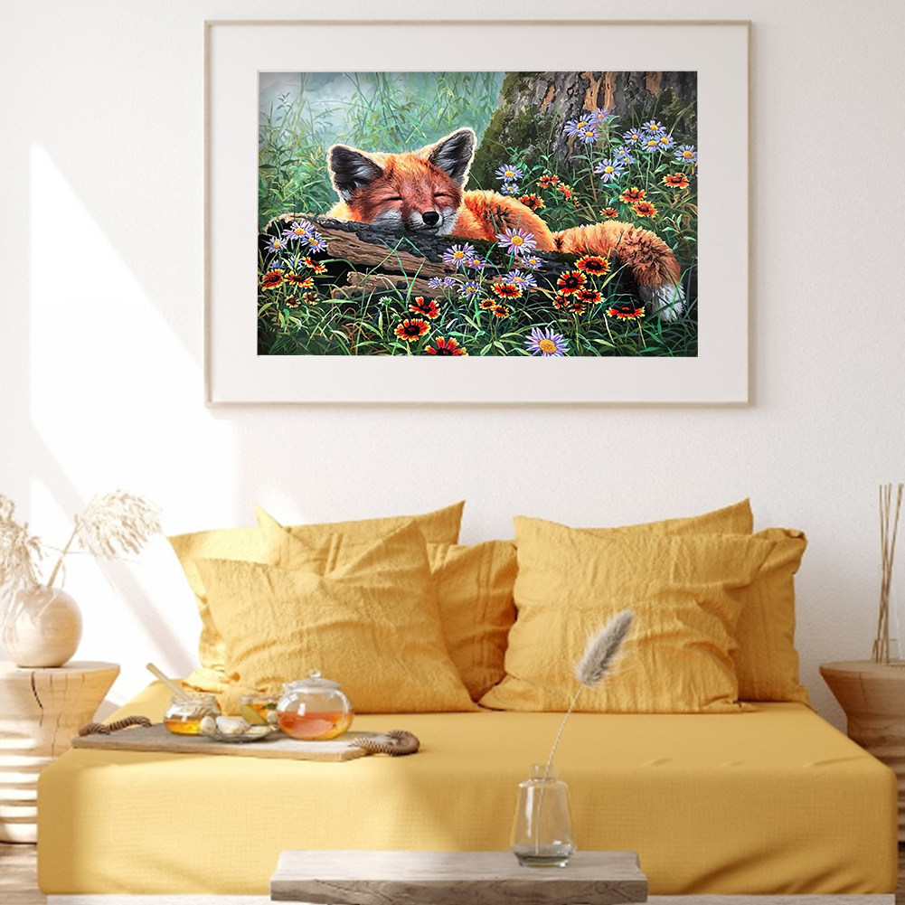 Diamond Painting - Full Square - fox