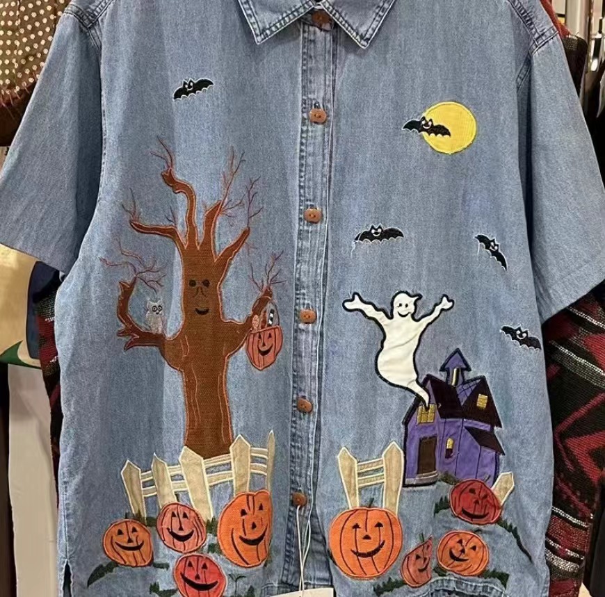 Spooky Halloween Vibes: Transform Your Denim with Water-Soluble Fabric ...