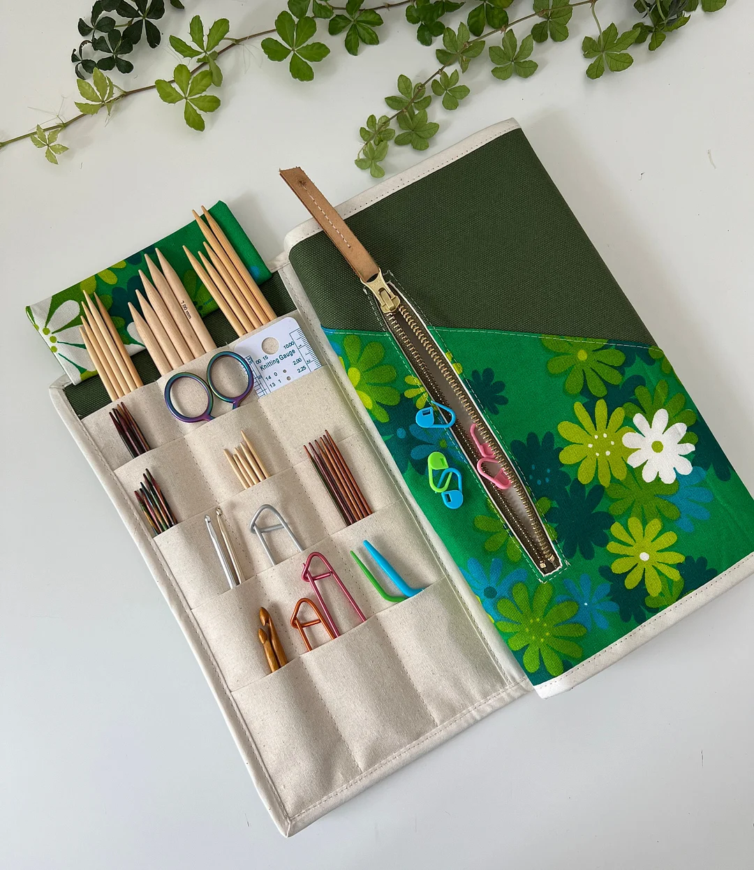 Knitting Needle Organizer Template Set - With Instructions