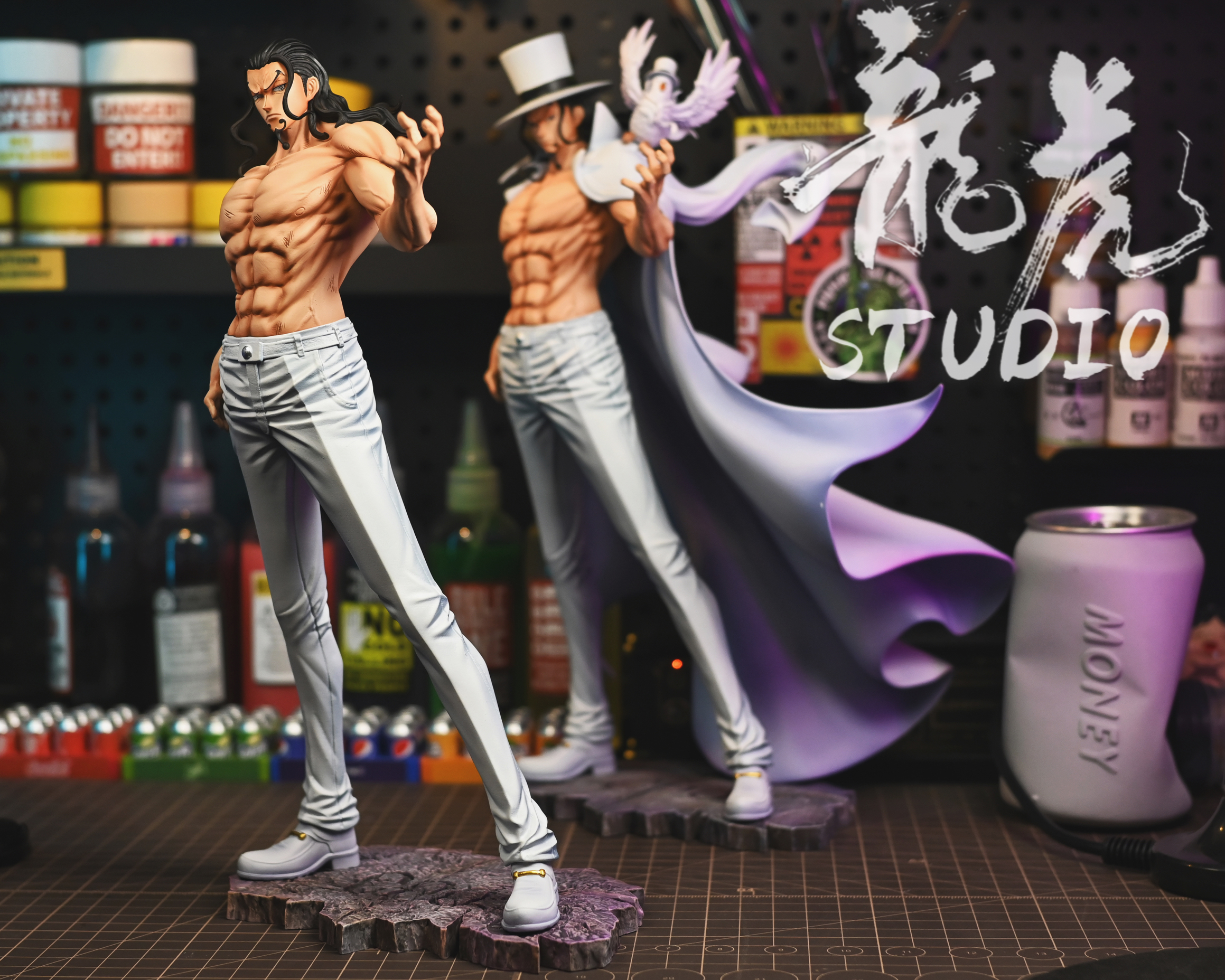 POP Scale Standing Rob Lucci - ONE PIECE Resin Statue - LongHu Studios