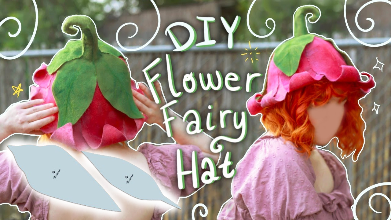 Flower Hat Sewing Template – Instructions Included