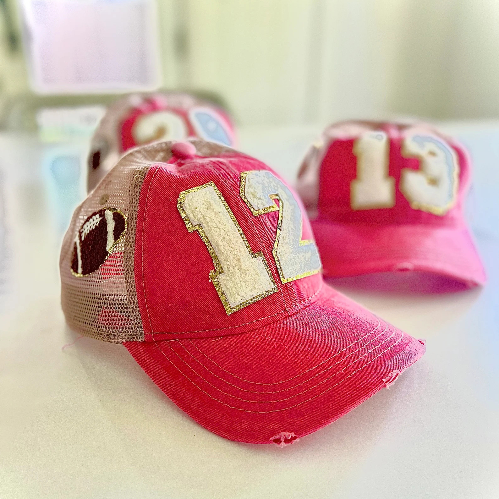Custom Game Day Varsity Number Hat