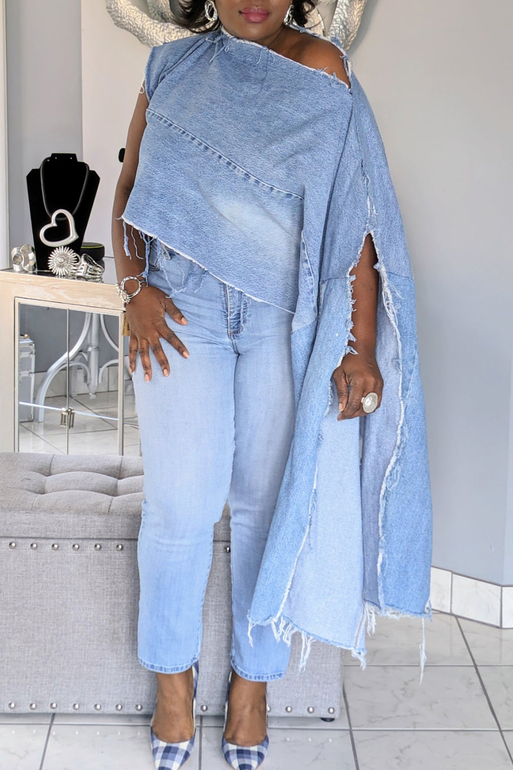 Plus Size Denim Outfits 2024- Xpluswear.com