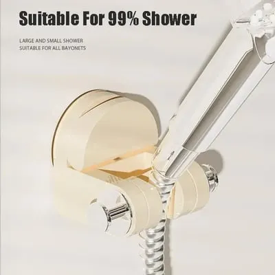Integrated Suction Cup Shower Rack Wall Mounted Non Perforated Shower ...
