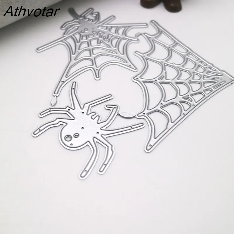 Athvotar Spider Cutting Dies Scrapbook Spider Web DIY Classroom Craft ...
