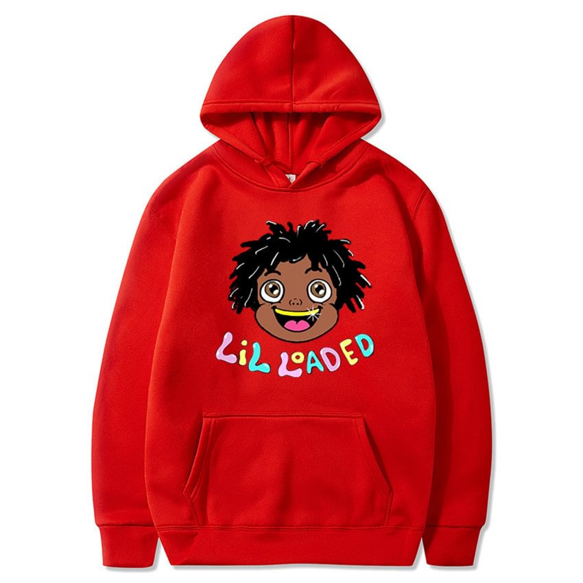 Rip Lil Loaded Print Hoodie Rapper Sweatshirt