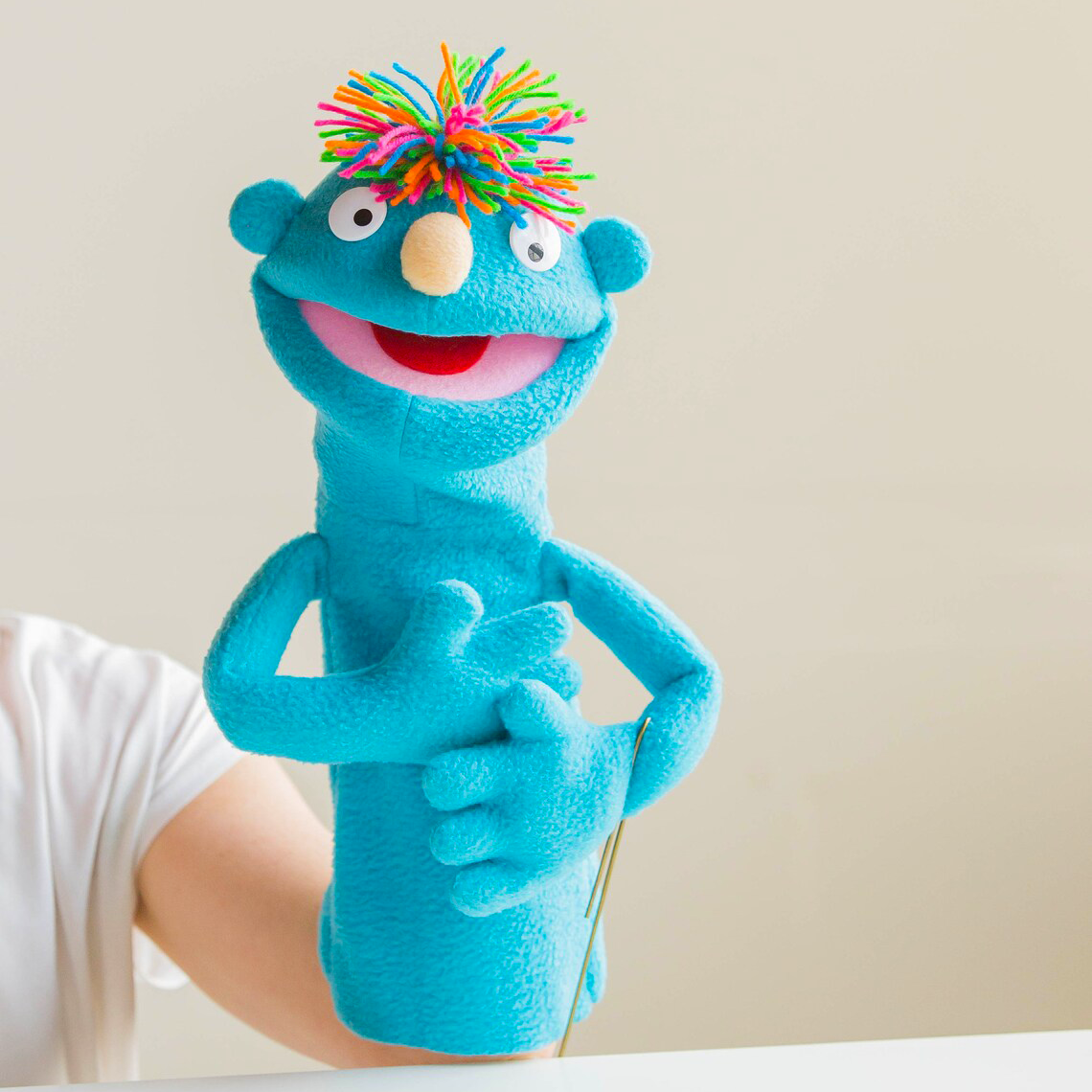 Hand Puppet Sewing Template with Instruction