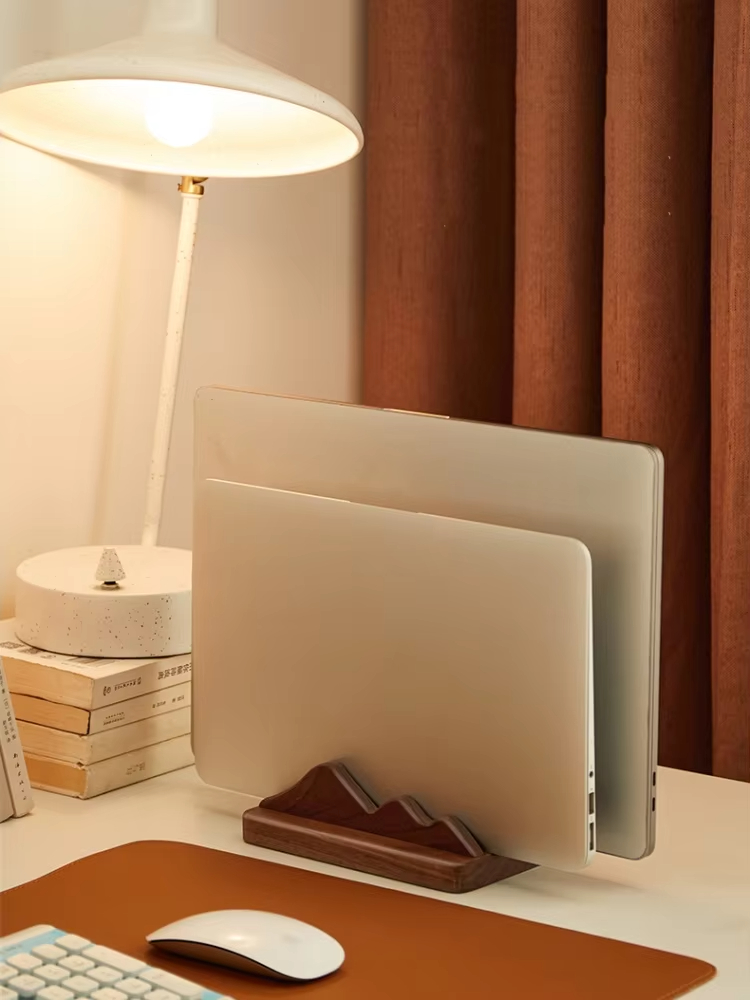 Laptop vertical stand computer storage rack