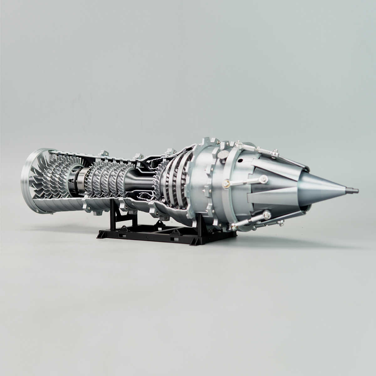 GE-J79 Fighter Jet Turbojet Engine 3D Simulation Model