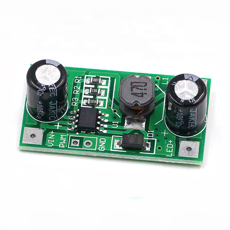 1W LED Driver PCB Board 350mA PWM Dimming Input 5-35V DC-DC Constant ...