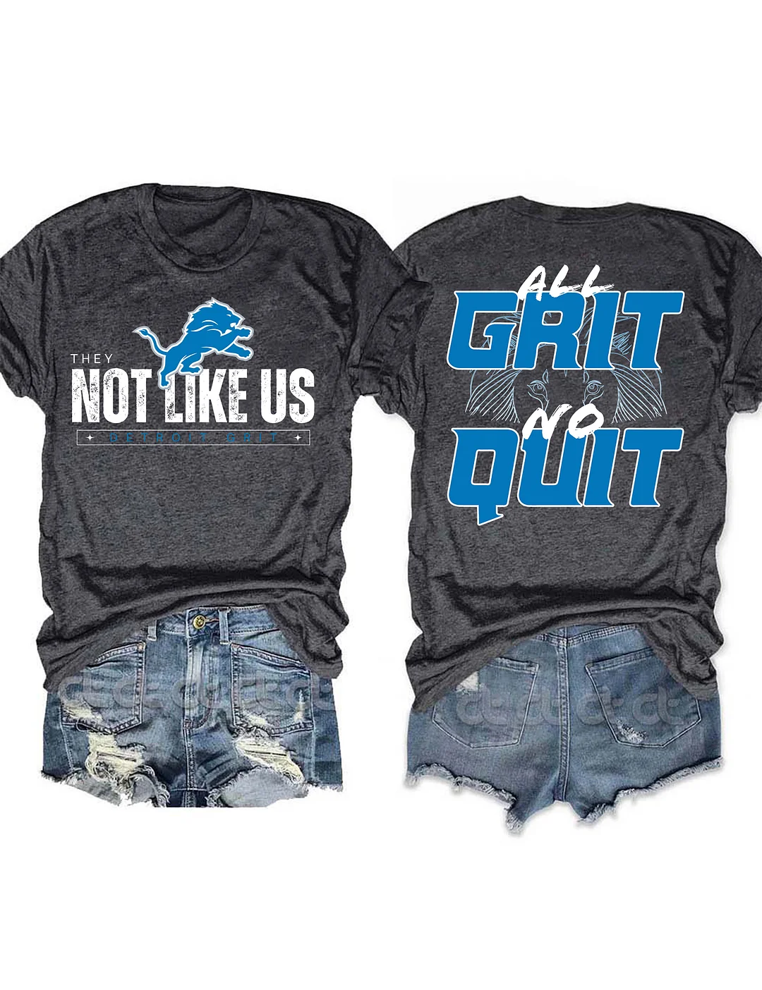 Detroit All Grit No Quit T-Shirt