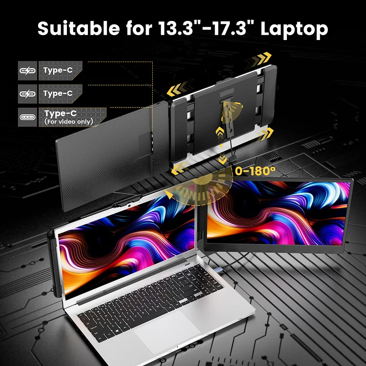 Domyfan S1 Dual Screen Laptop Screen Extender
