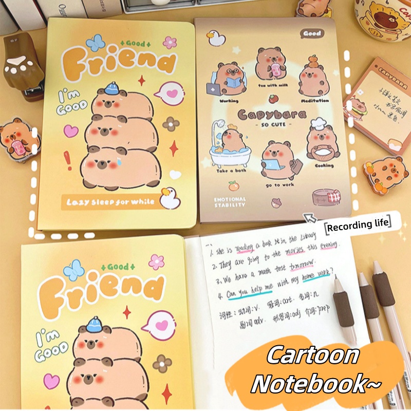 Cute Capybara Series A5 Notebook