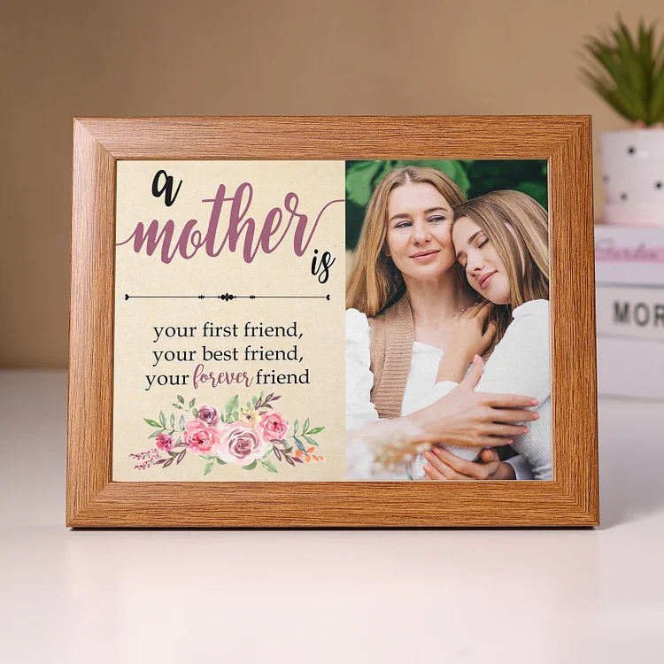 Personalised Mother Photo Frame With Light Gifts For Mother