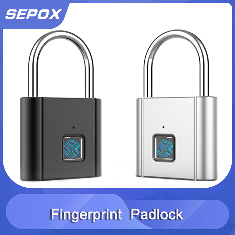 Smart Fingerprint Padlock Outdoor Waterproof Anti-Rust Anti-Theft ...