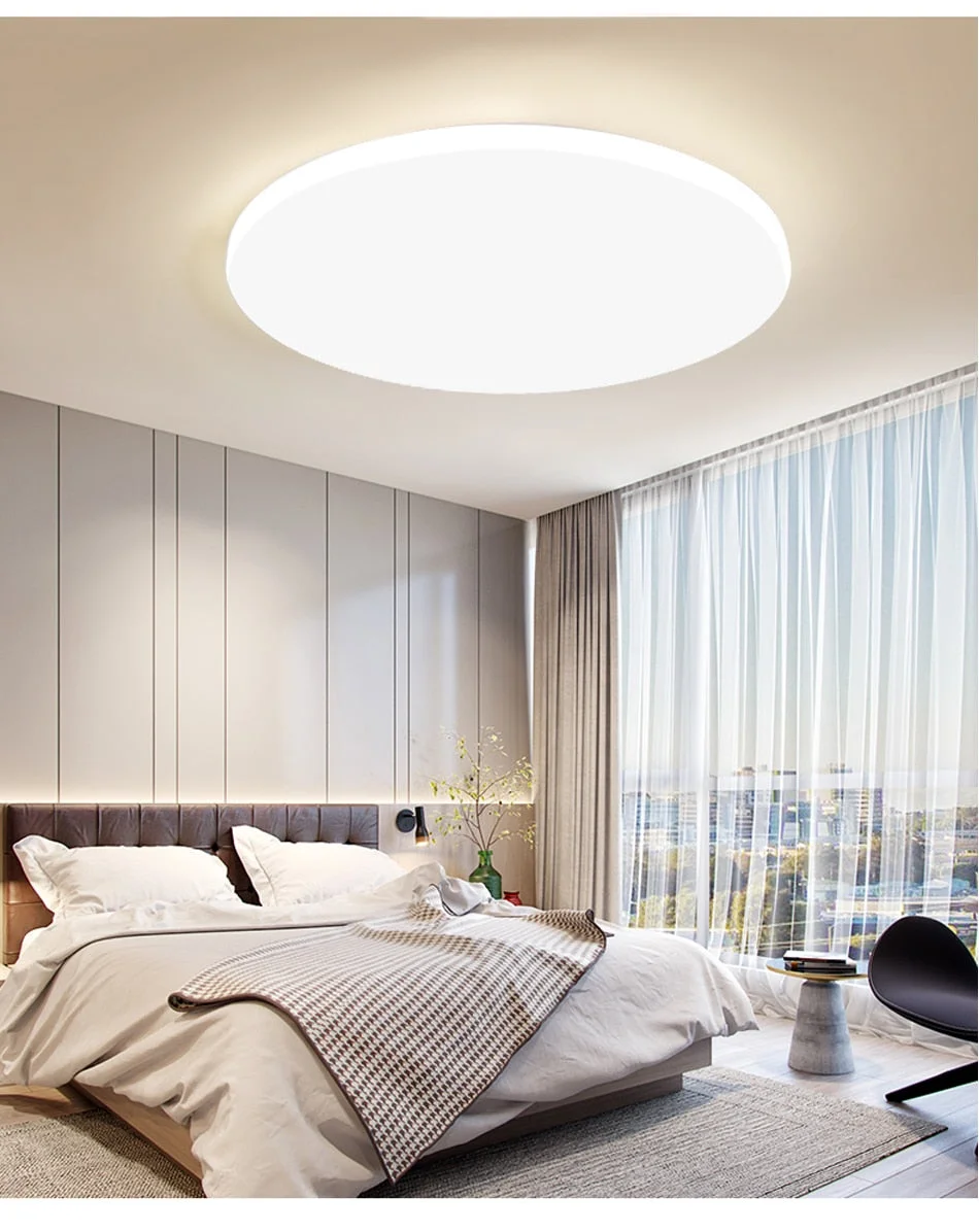 Ultra Thin LED Ceiling Lights Modern Lamp Living Room Bedroom Kitchen ...