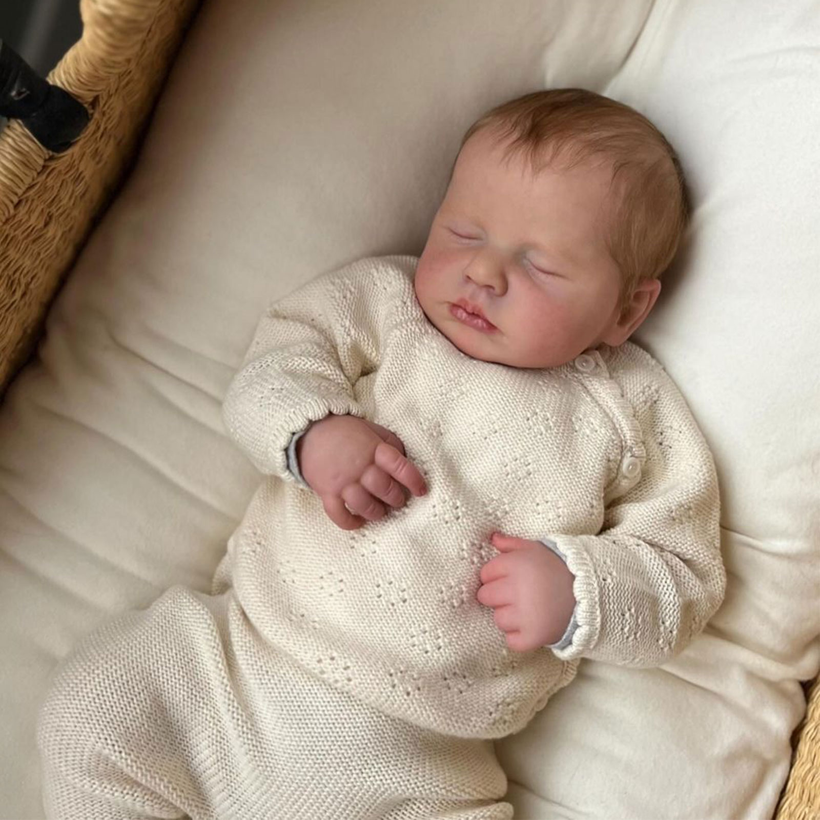 [New] 20'' Truly Look Real Sleeping Baby Doll Girl Ronvar with Bottle ...