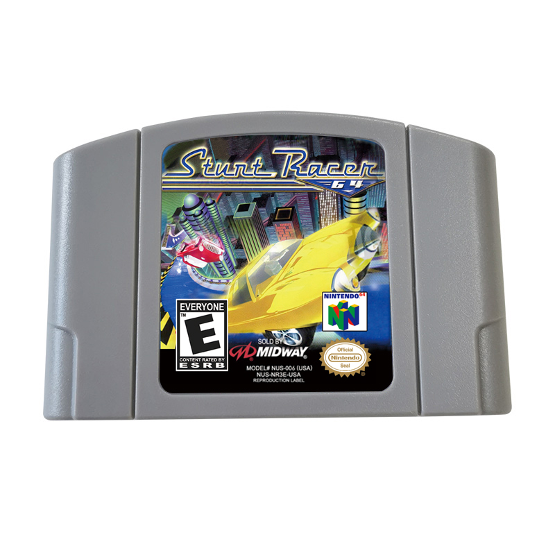 Stunt Racer 64 N64 Cartridge For Nintendo 64 Game Console