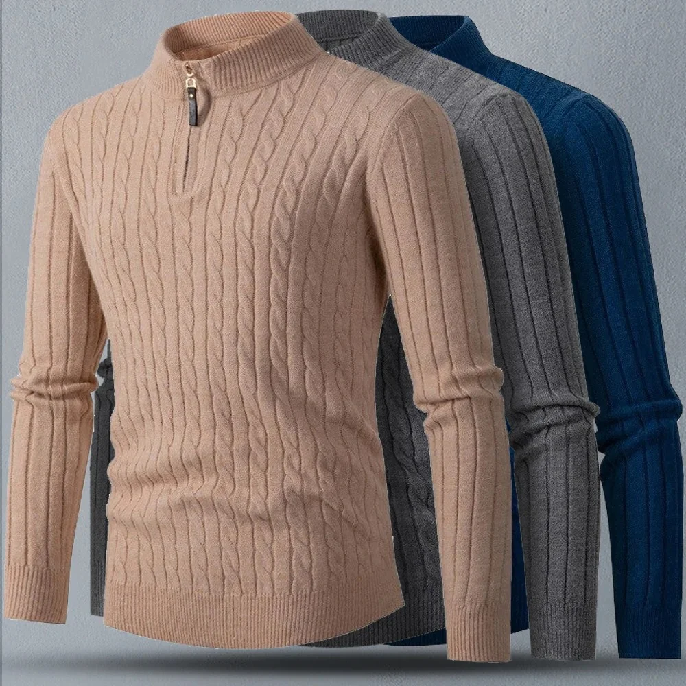 Corywear Zipper-Neck Sweater