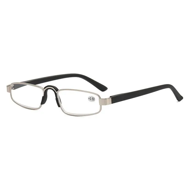 Reading Glasses Personality Small Square Frame Male HD Presbyopia ...