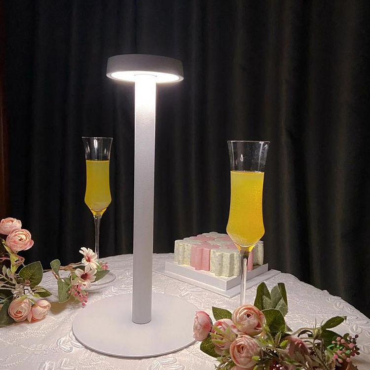 Modern LED Cordless Table Lamp - USB Rechargeable Touch Dimming ...