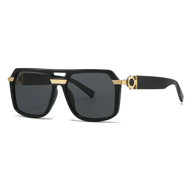 Retro Aviators Square Sunglasses Women Luxury Brand Designer Classic ...