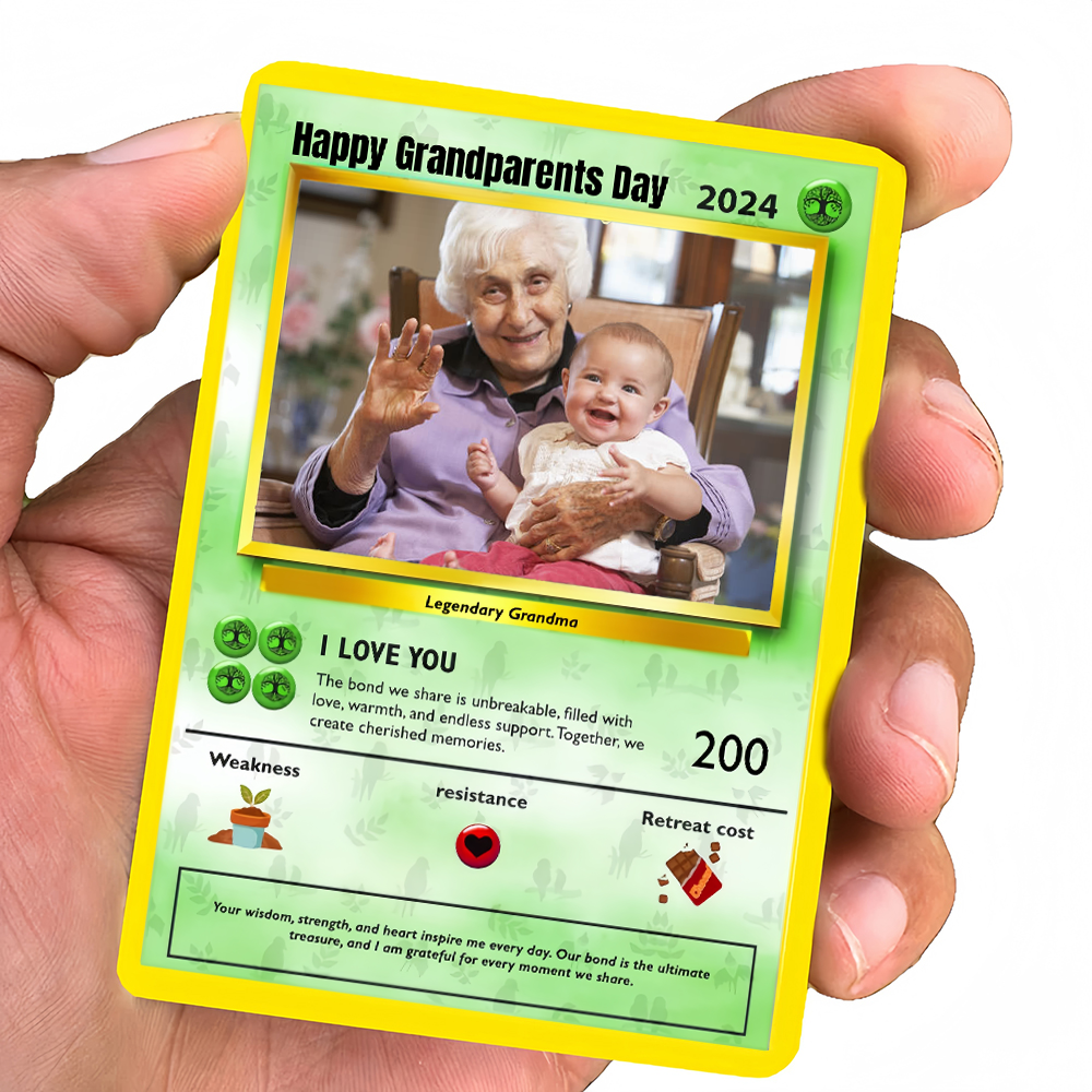 Custom Grandparents day Gold Metal card!-Build Your Own Happy ...