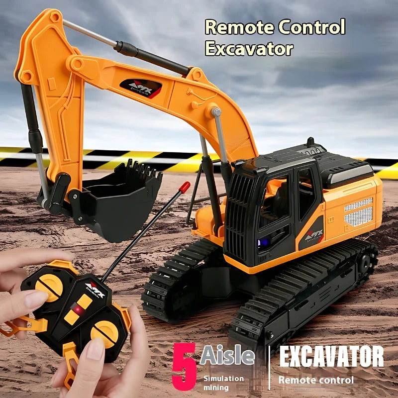 Rechargeable Remote Control Construction Vehicle Toy