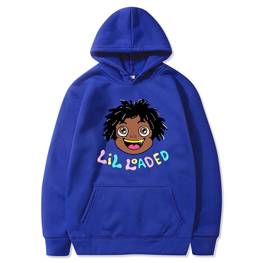 Rip Lil Loaded Print Hoodie Rapper Sweatshirt