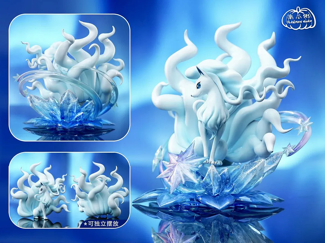 1/20 Scale World Zukan Alolan Ninetales - Pokemon Resin Statue ...
