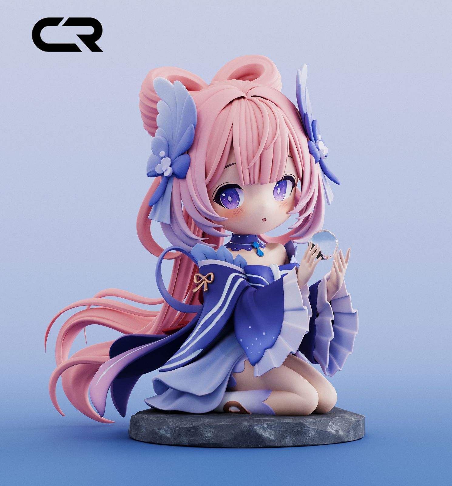 Chibi Ver. Sangonomiya Kokomi - Genshin Impact Resin Statue - CR-Studio ...
