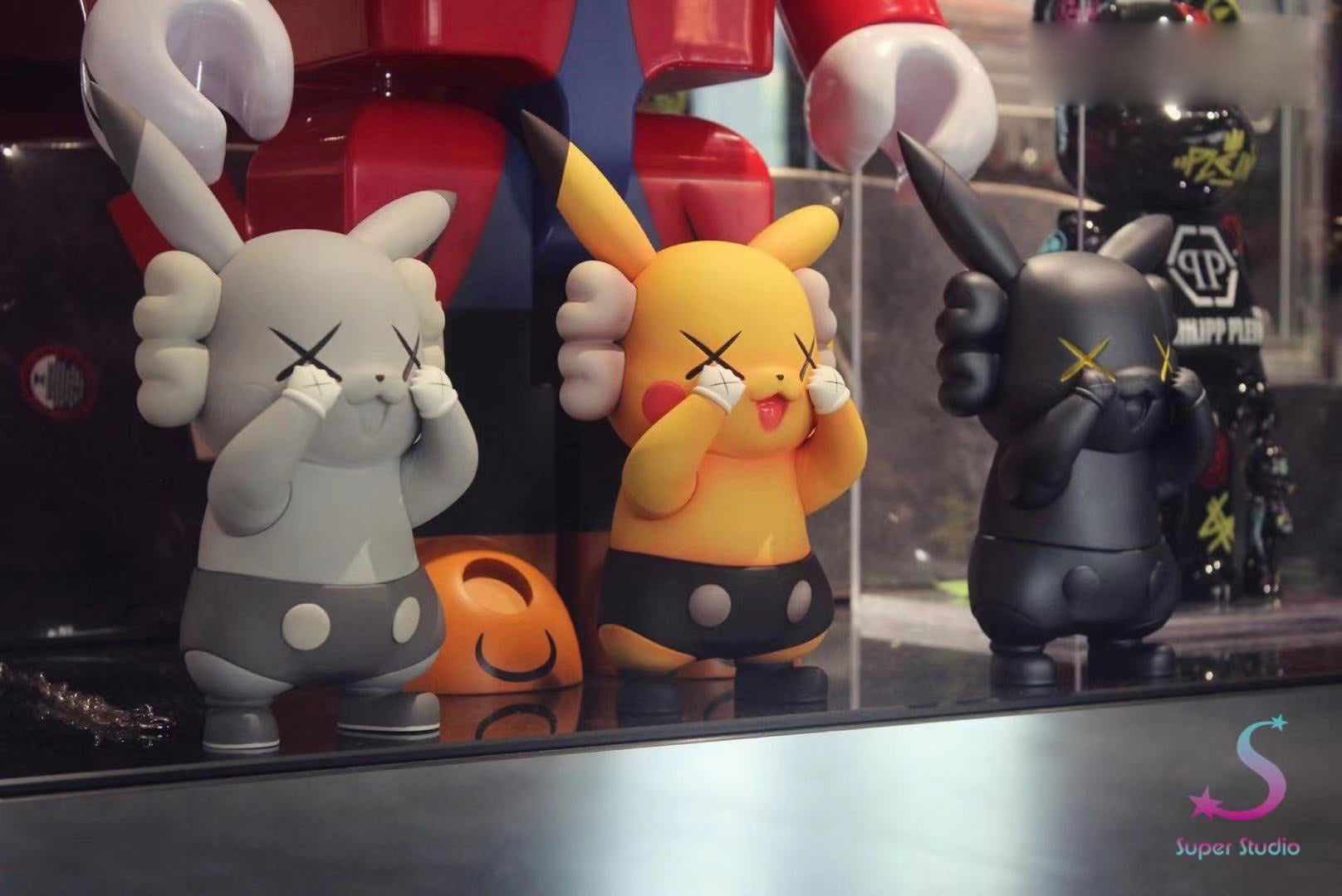 KAWS Pikachu - Pokemon Resin Statue - Super Studio [In Stock]