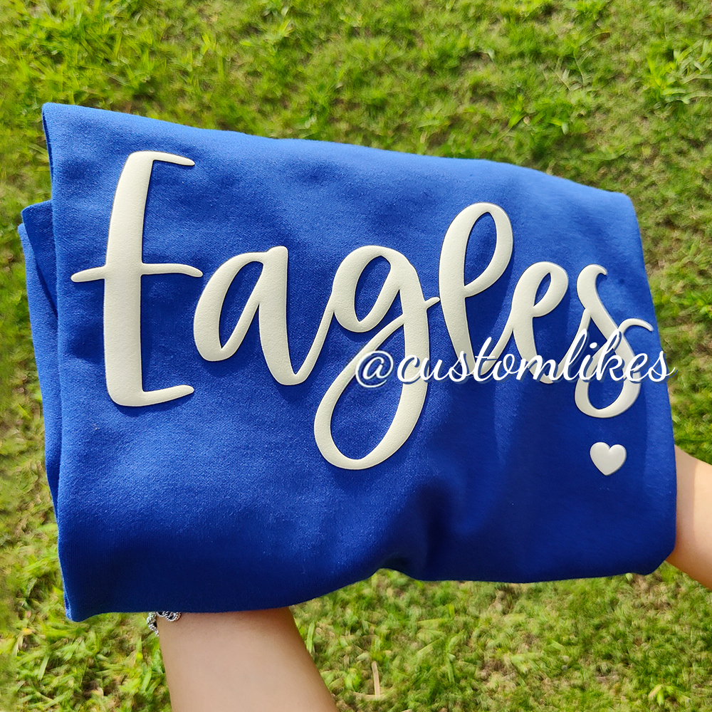 Custom Sports Fan Team Puff Sweatshirt