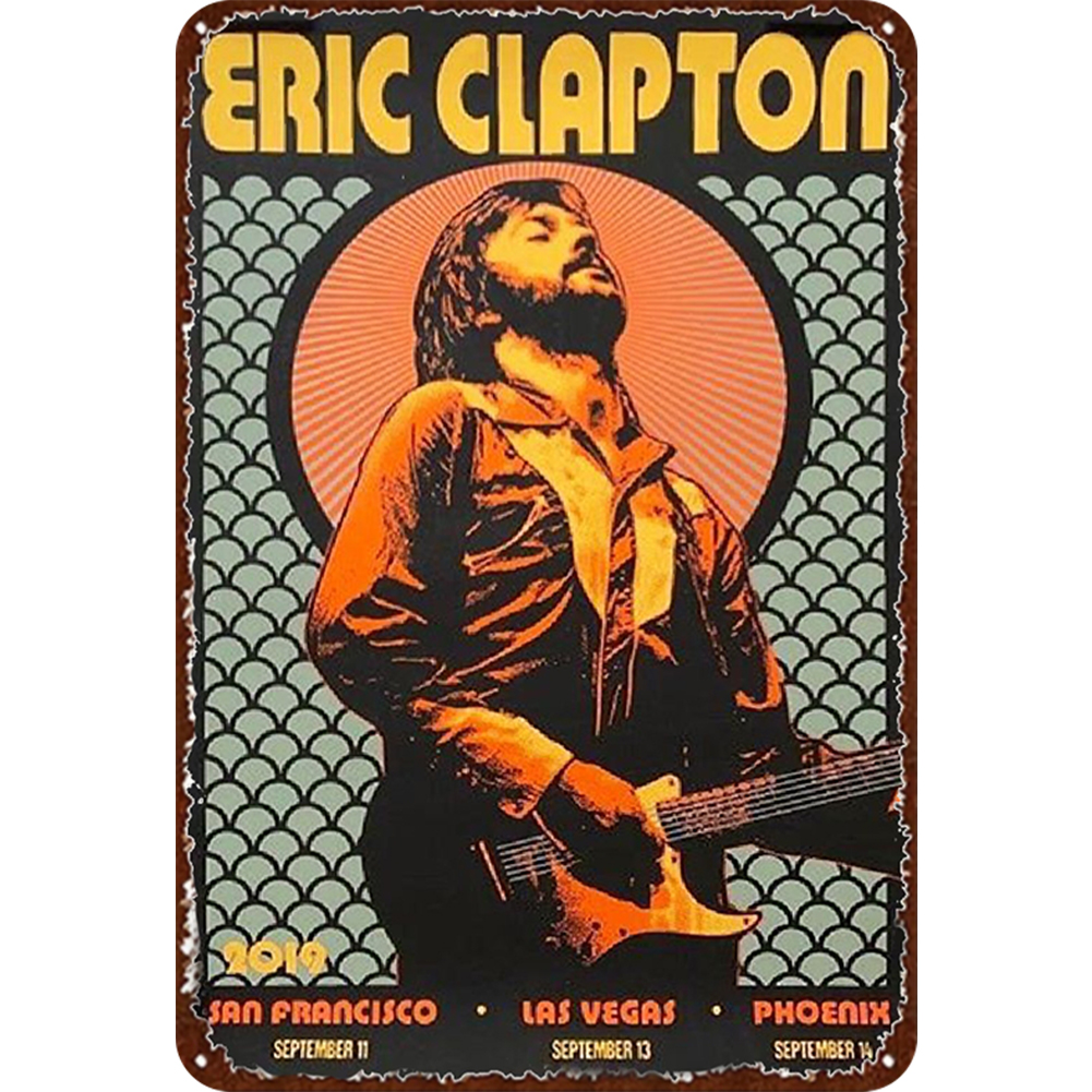 Eric Clapton - Metal Tin Signs(8*12Inch/12*16Inch)