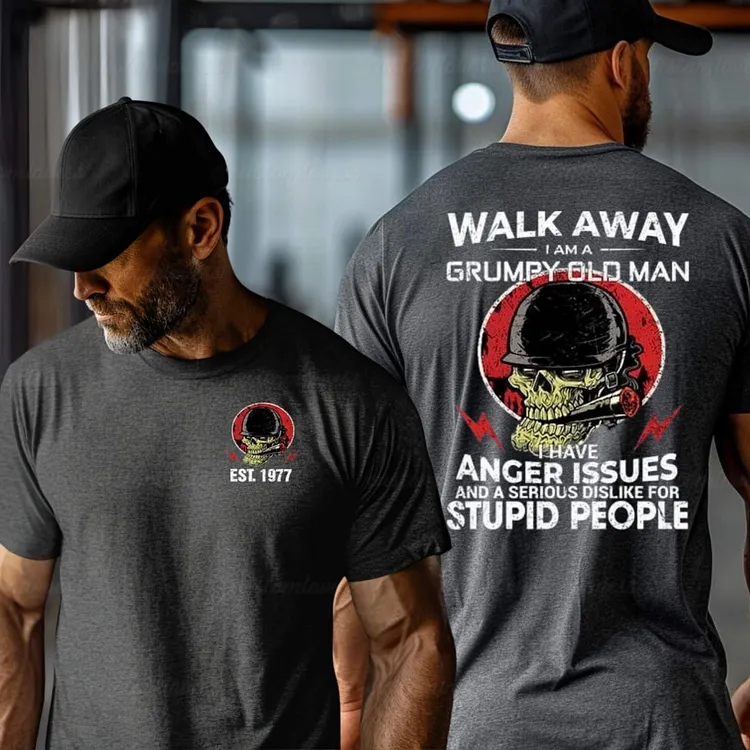Custom Walk Away Grumpy Old Men Shirt