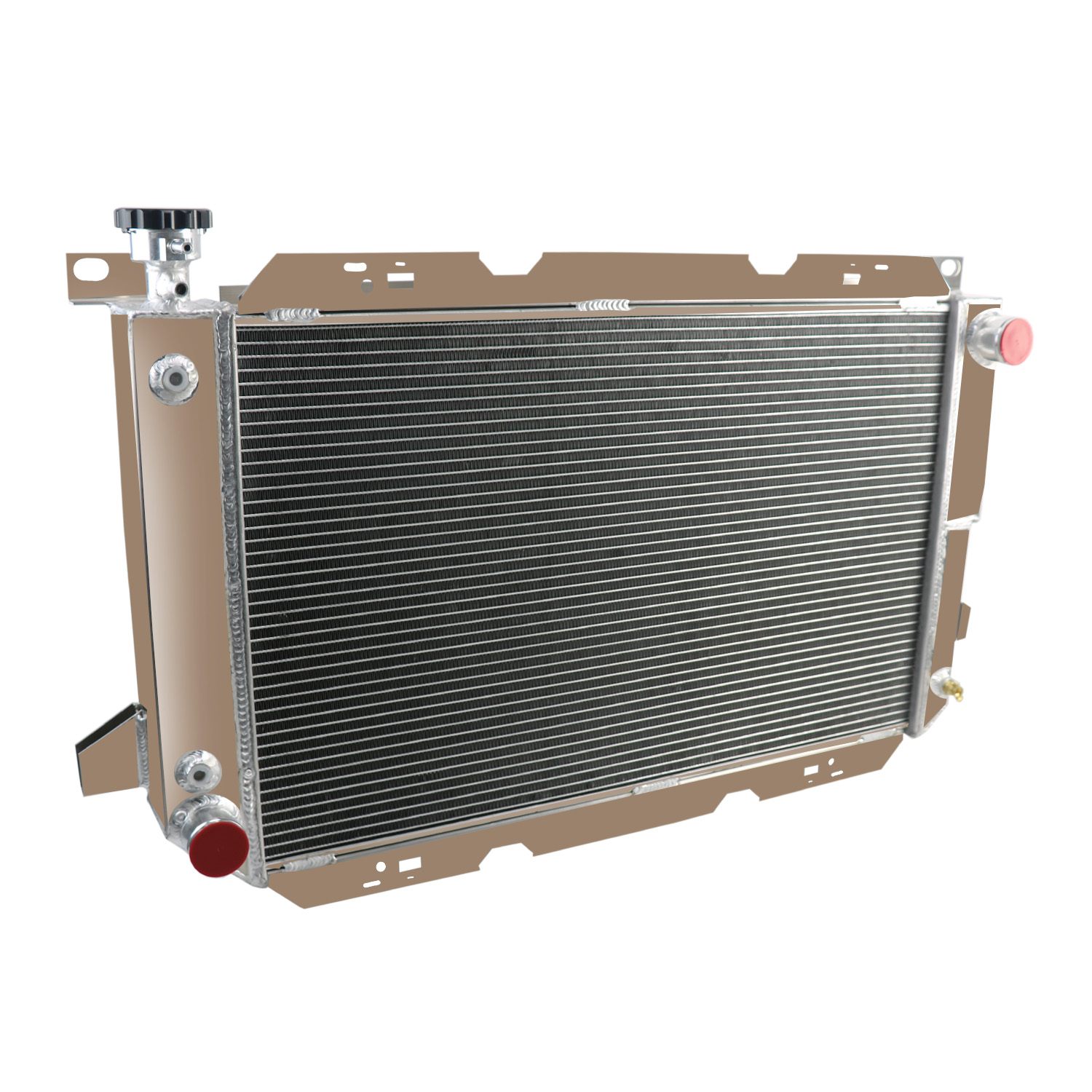 3 Row Radiator For Ford Bronco F150 F250 F350 Truck V8 1983 84 85 86 87 ...