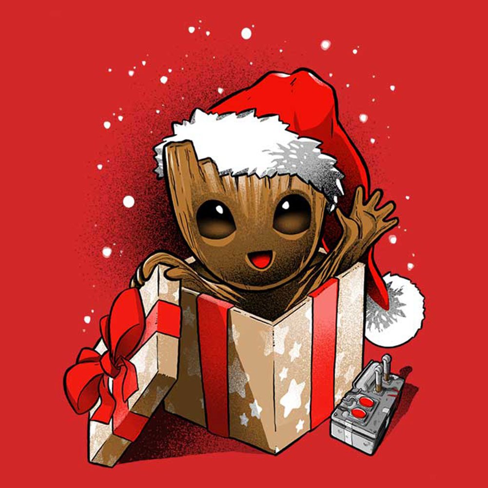 Christmas Cartoon Groot full round/square drill diamond painting