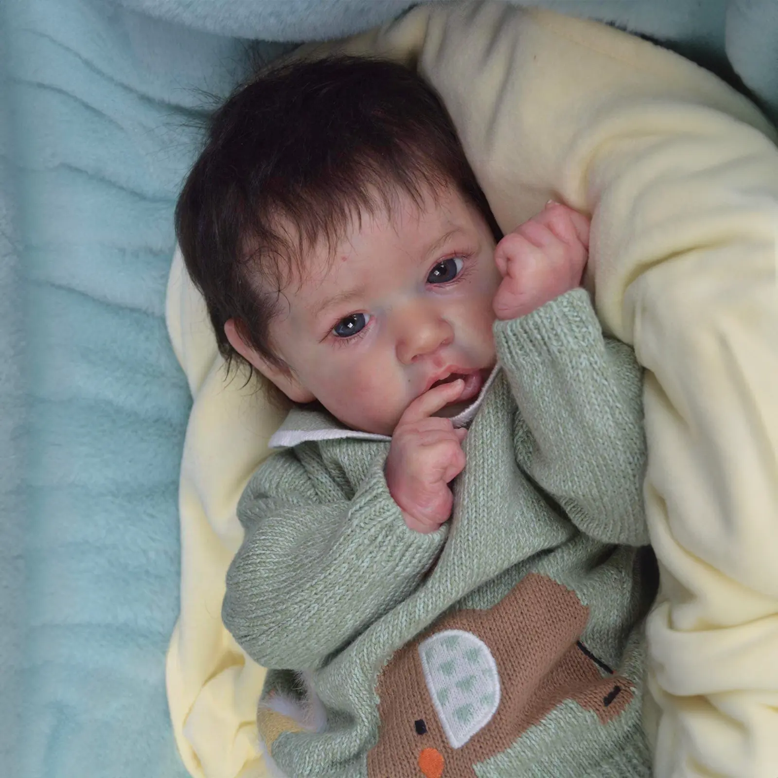 20" Handmade Lifelike Posable Reborn Newborn Baby Girl Named Winler ...