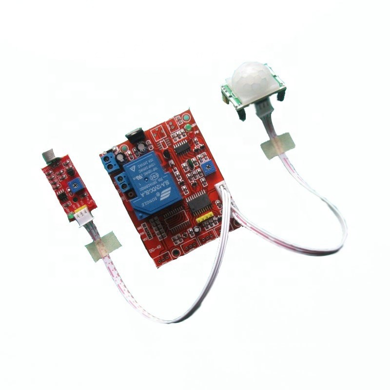 12V Motion Sensing and Voice Activated Light Switch Human Body Sound ...